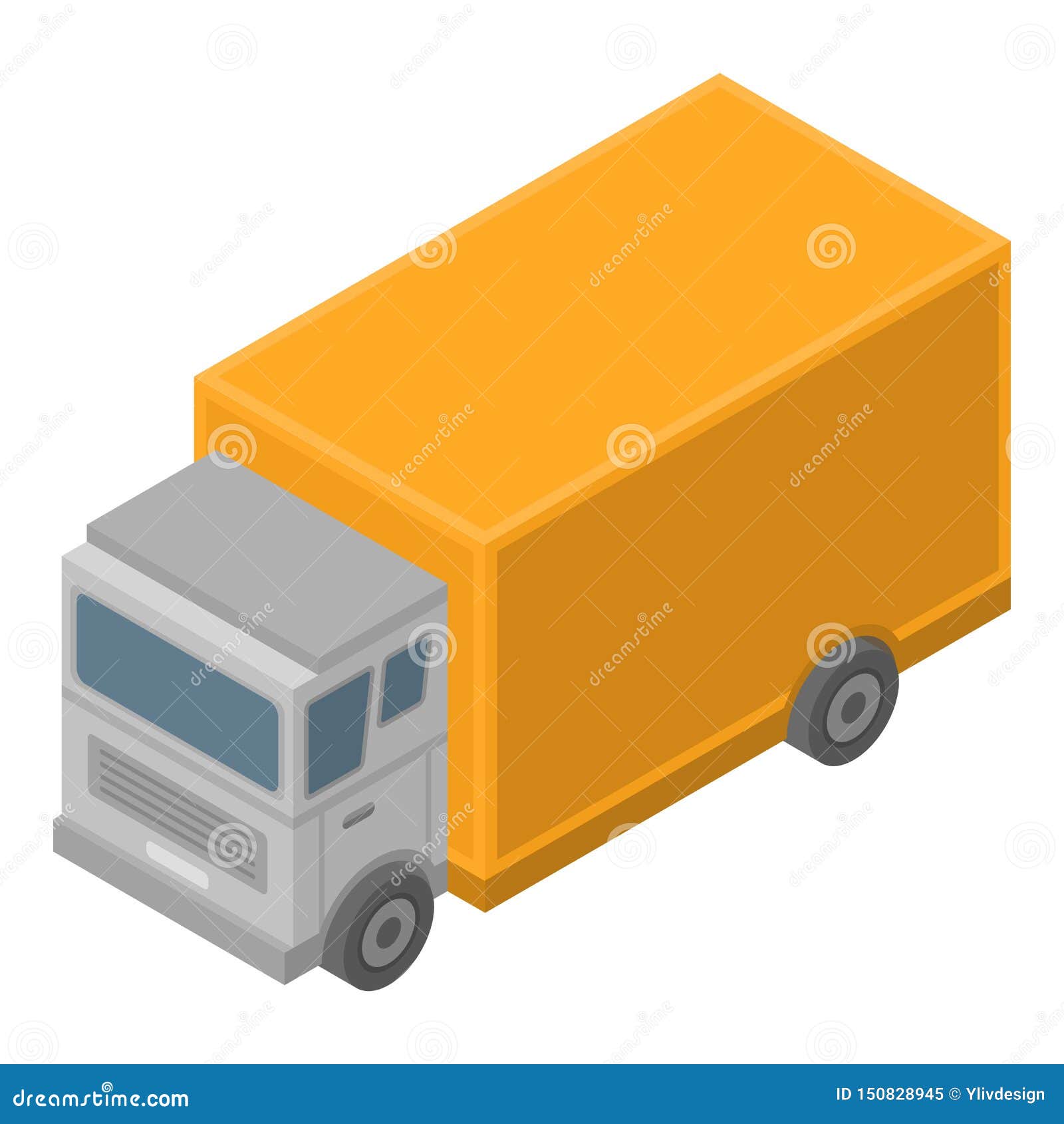 Industry Truck Icon, Isometric Style Stock Vector - Illustration of ...