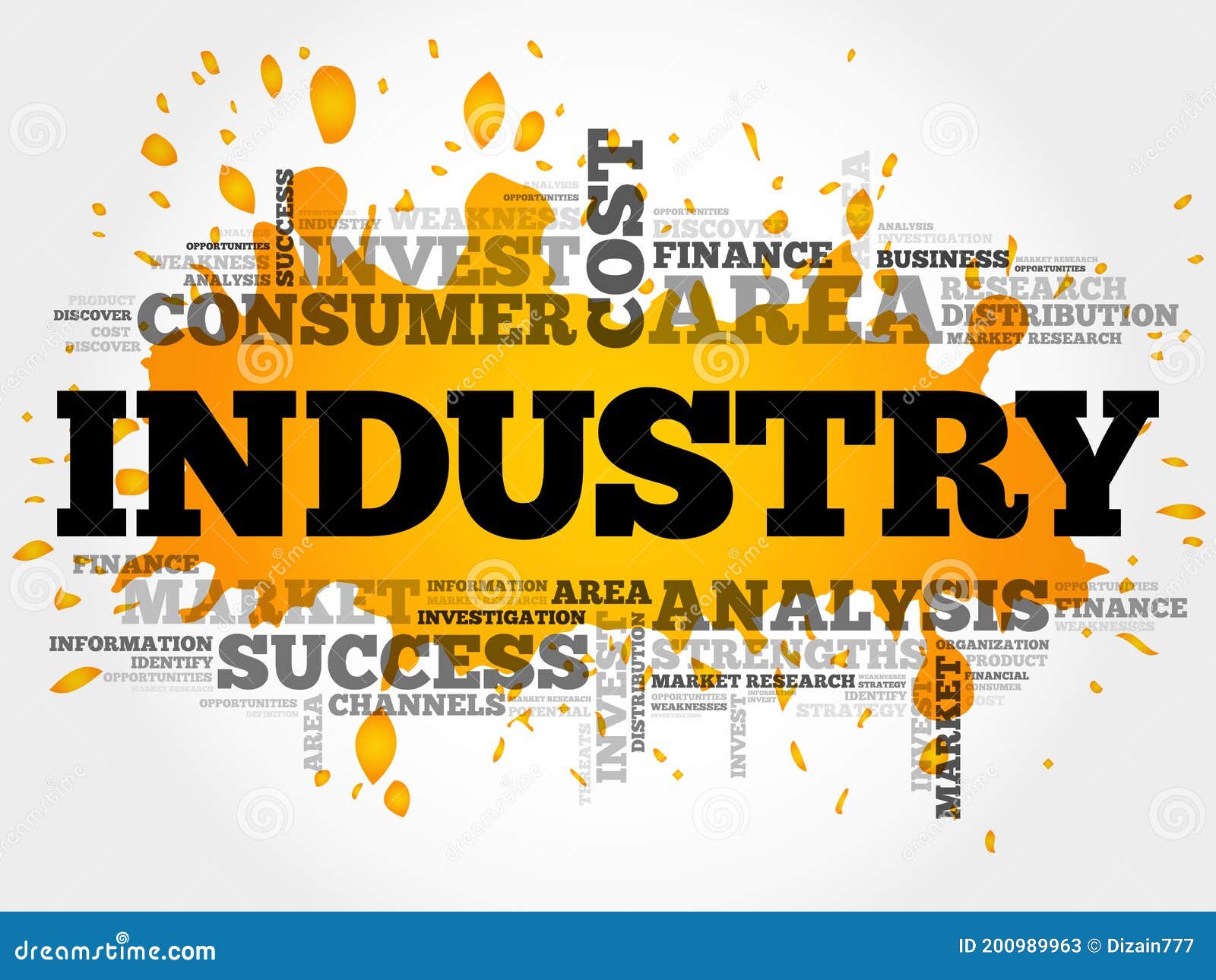 Industry word cloud stock illustration. Illustration of engineering ...