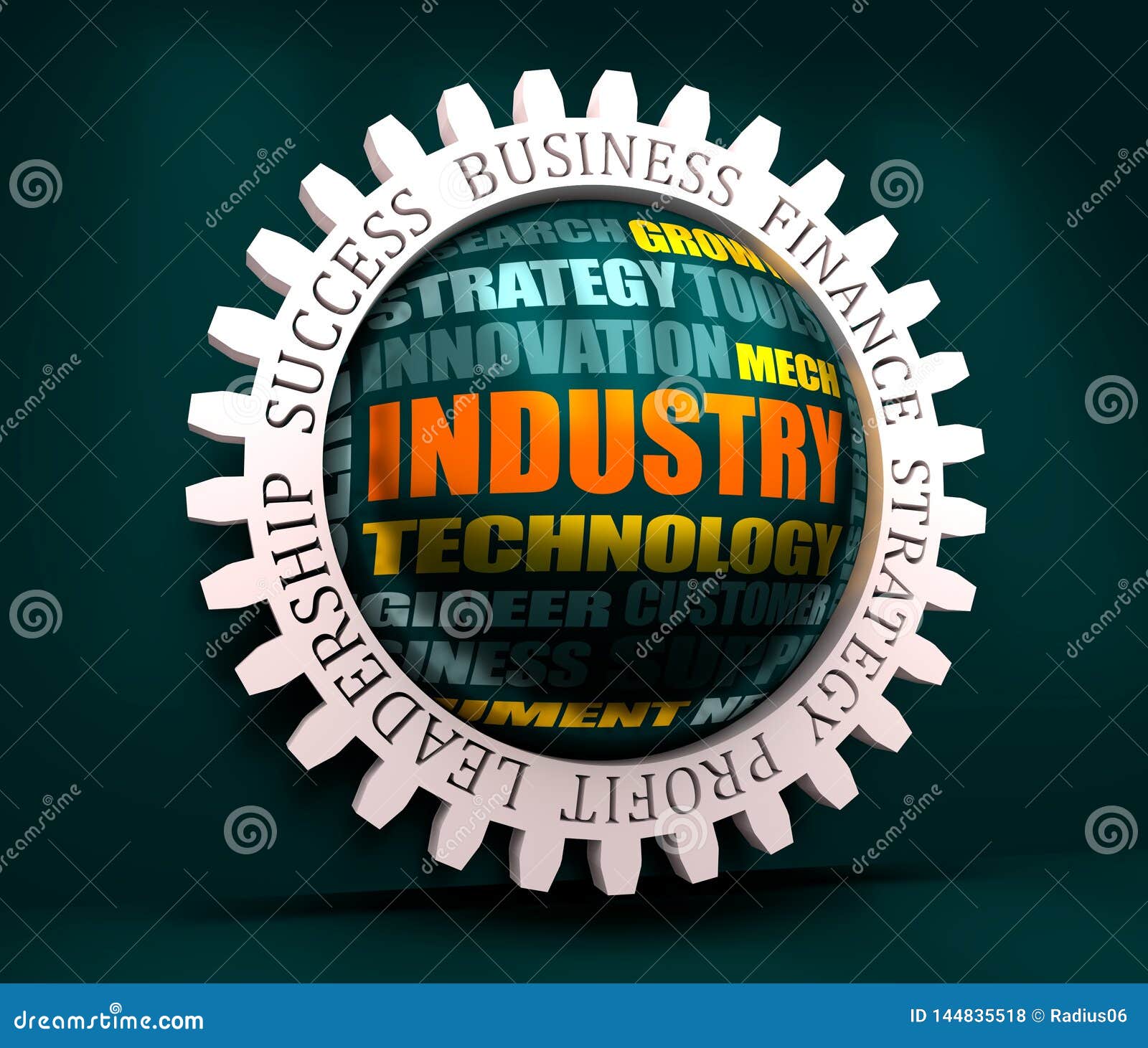 Industry Word Cloud Concept Stock Illustration - Illustration of ...