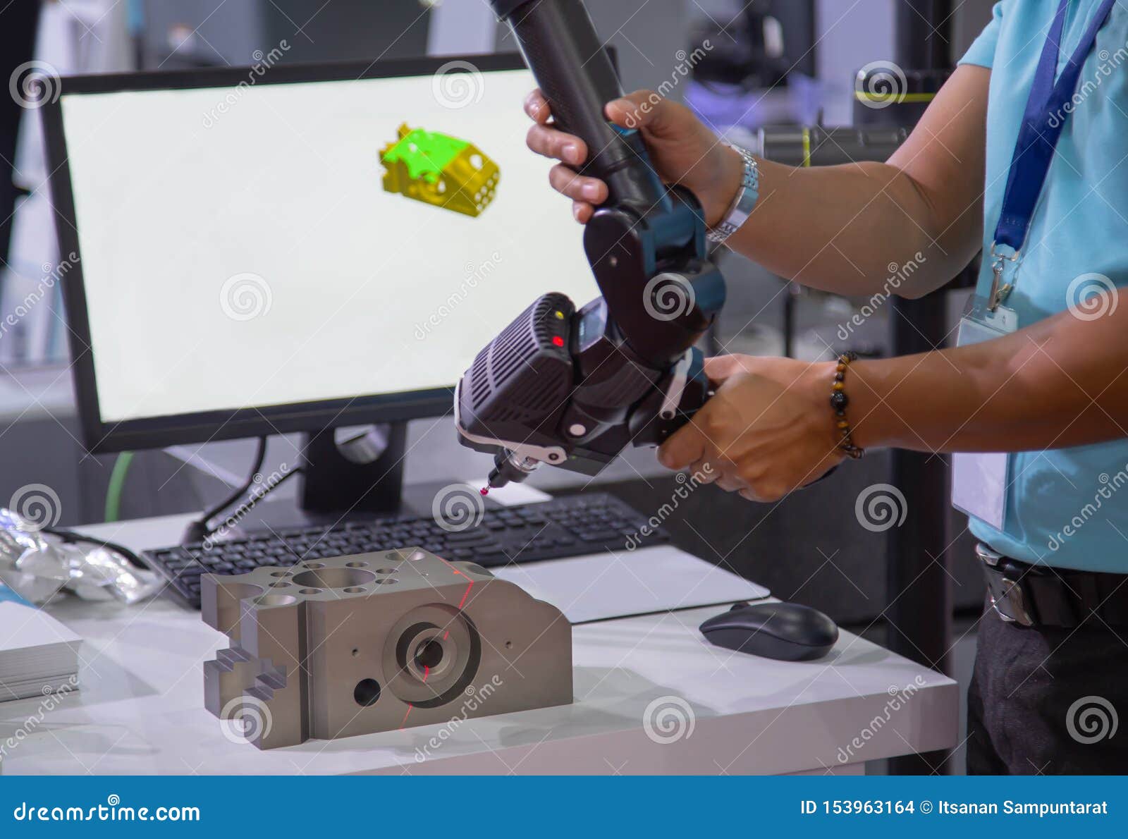 Portable 3D measuring arm stock photo. Image of laser - 153963164 Portable 3D measuring arm stock photo. Image of laser - 153963164
