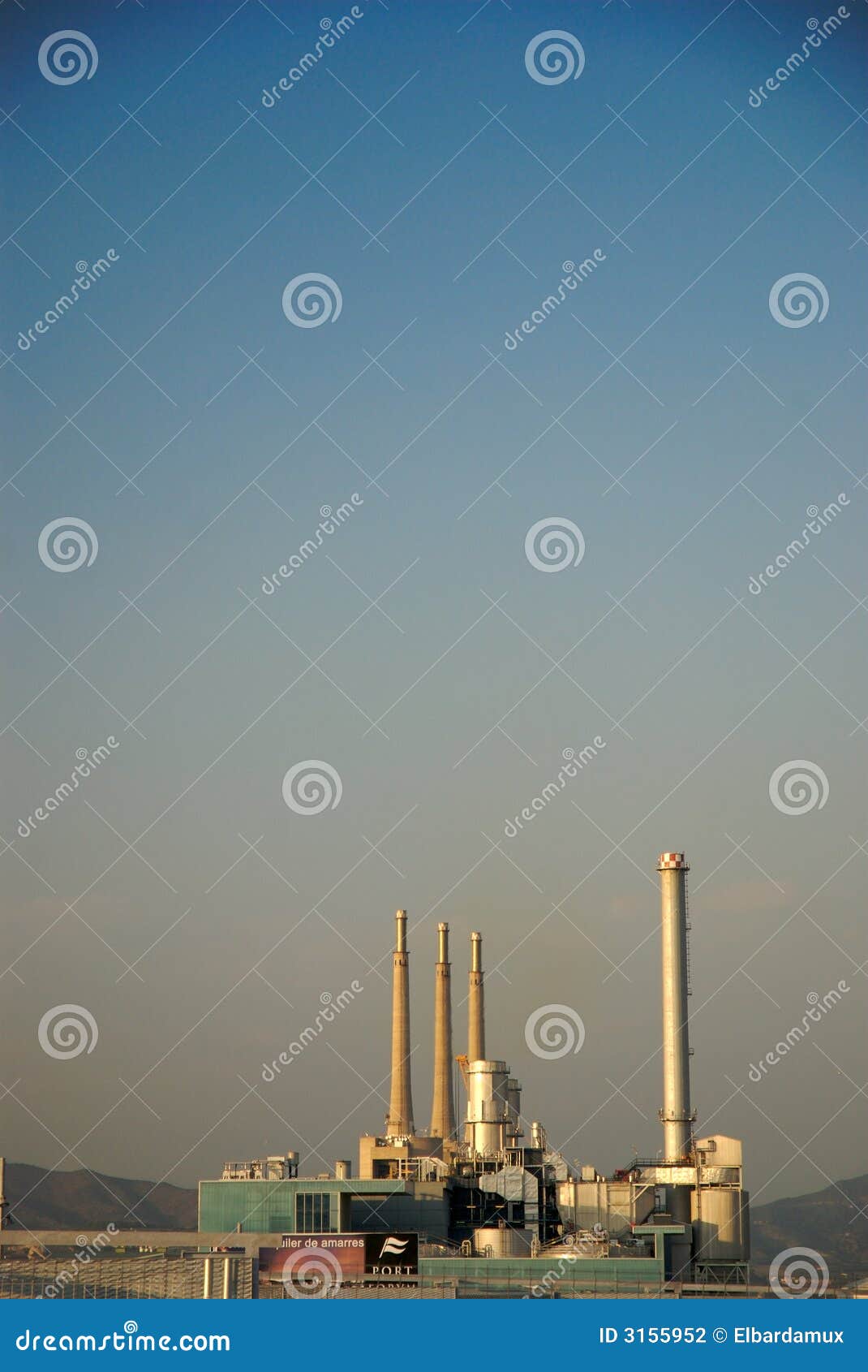Industy chimney stock photo. Image of contamination, power - 3155952