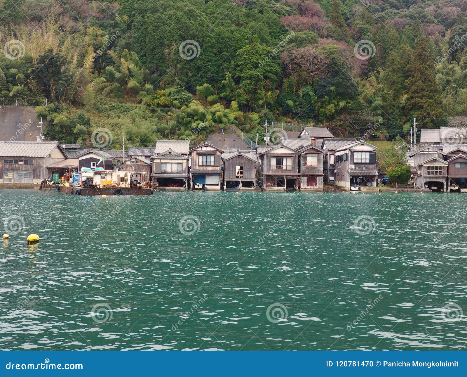 Ine no funaya, ine, Kyoto stock photo. Image of kyoto - 120781470