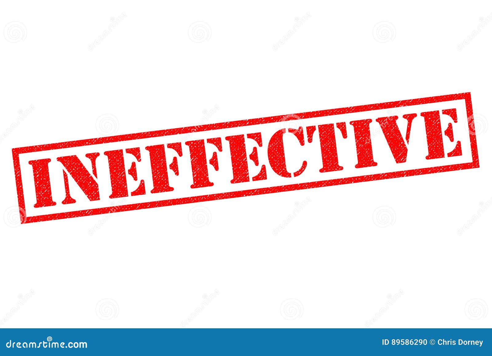 INEFFECTIVE Rubber Stamp stock illustration. Illustration of ...