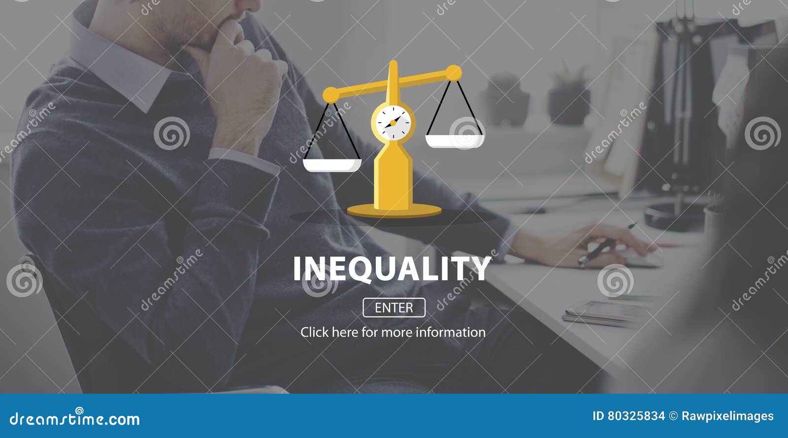 Inequality Imbalance Victims Prejudice Bias Concept Royalty-Free Stock ...