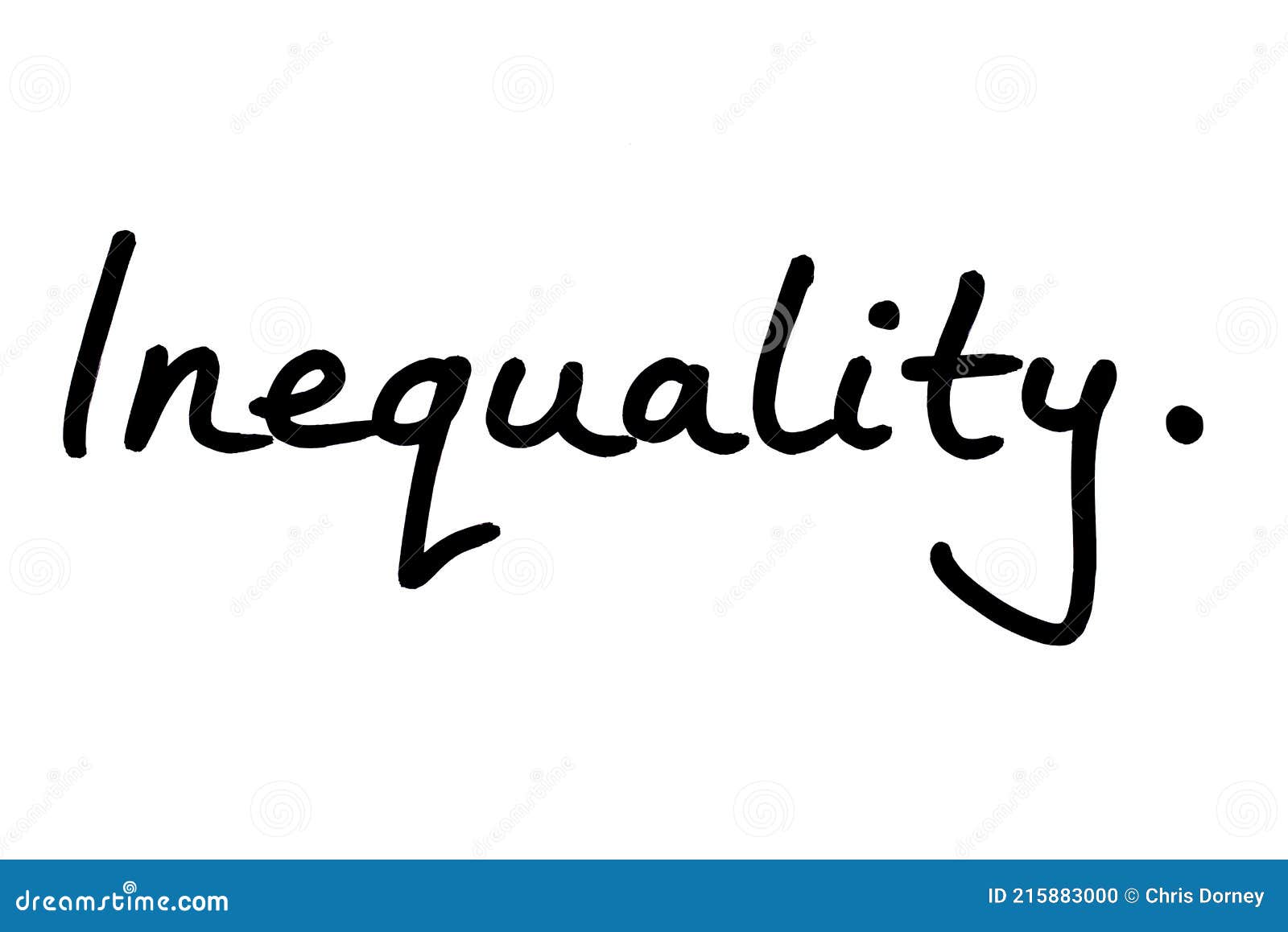 Inequality stock illustration. Illustration of power - 215883000