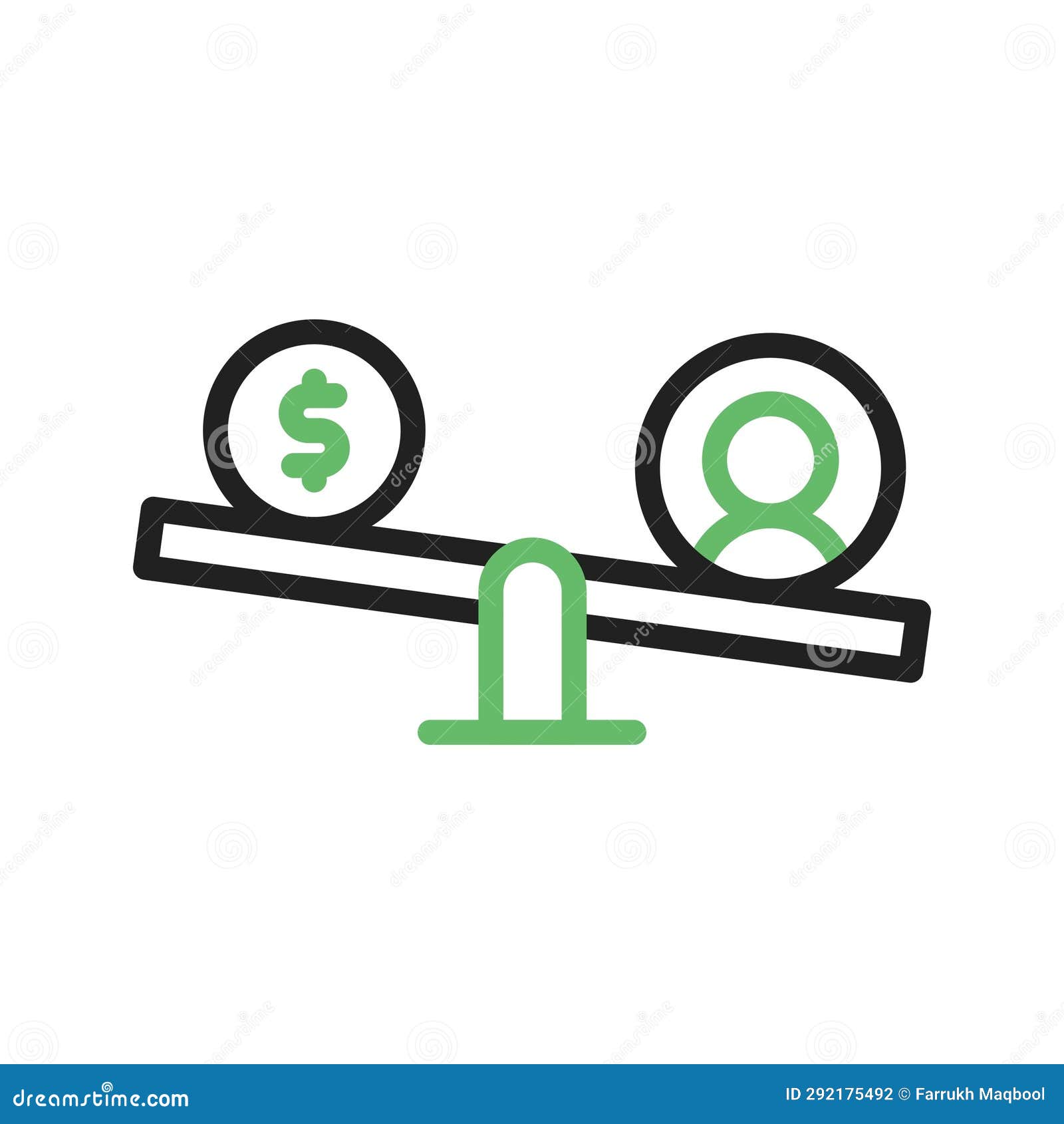 Inequality Icon Vector Image. Stock Vector - Illustration of icon ...
