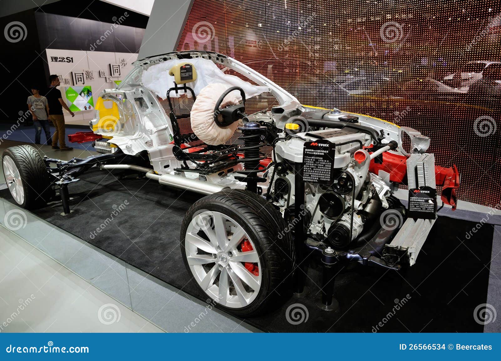 Internal structure of car editorial stock image. Image of exhibition ...