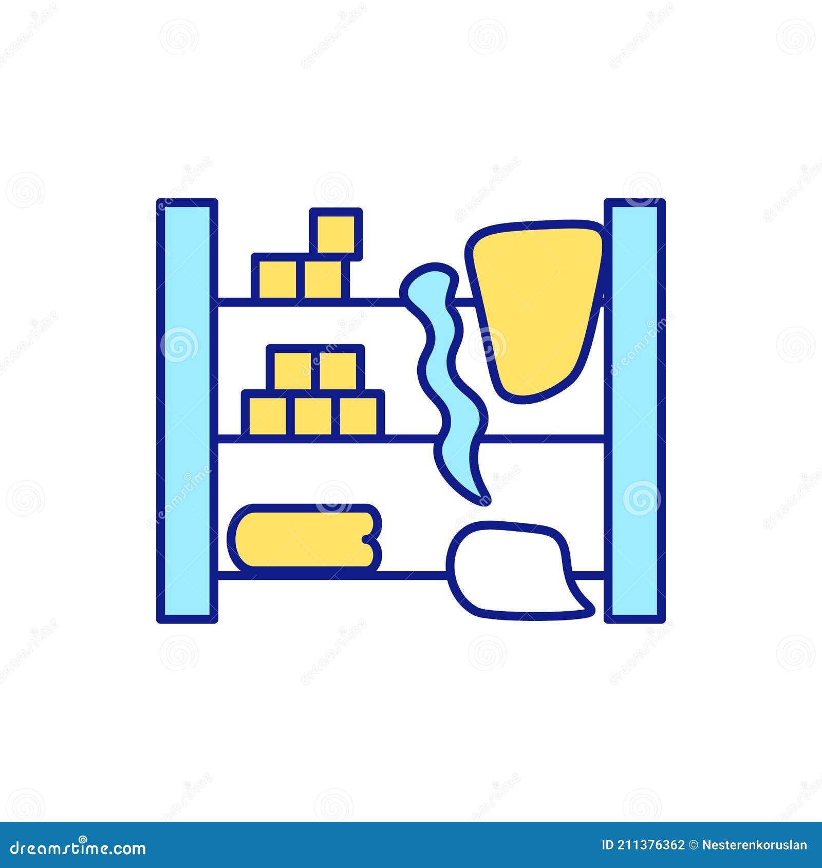 Inevitable Spike in Stress Level RGB Color Icon Stock Vector ...