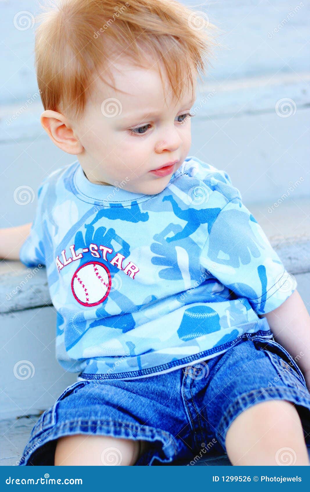 Infant Boy stock photo. Image of outdoors, child, redhead - 1299526