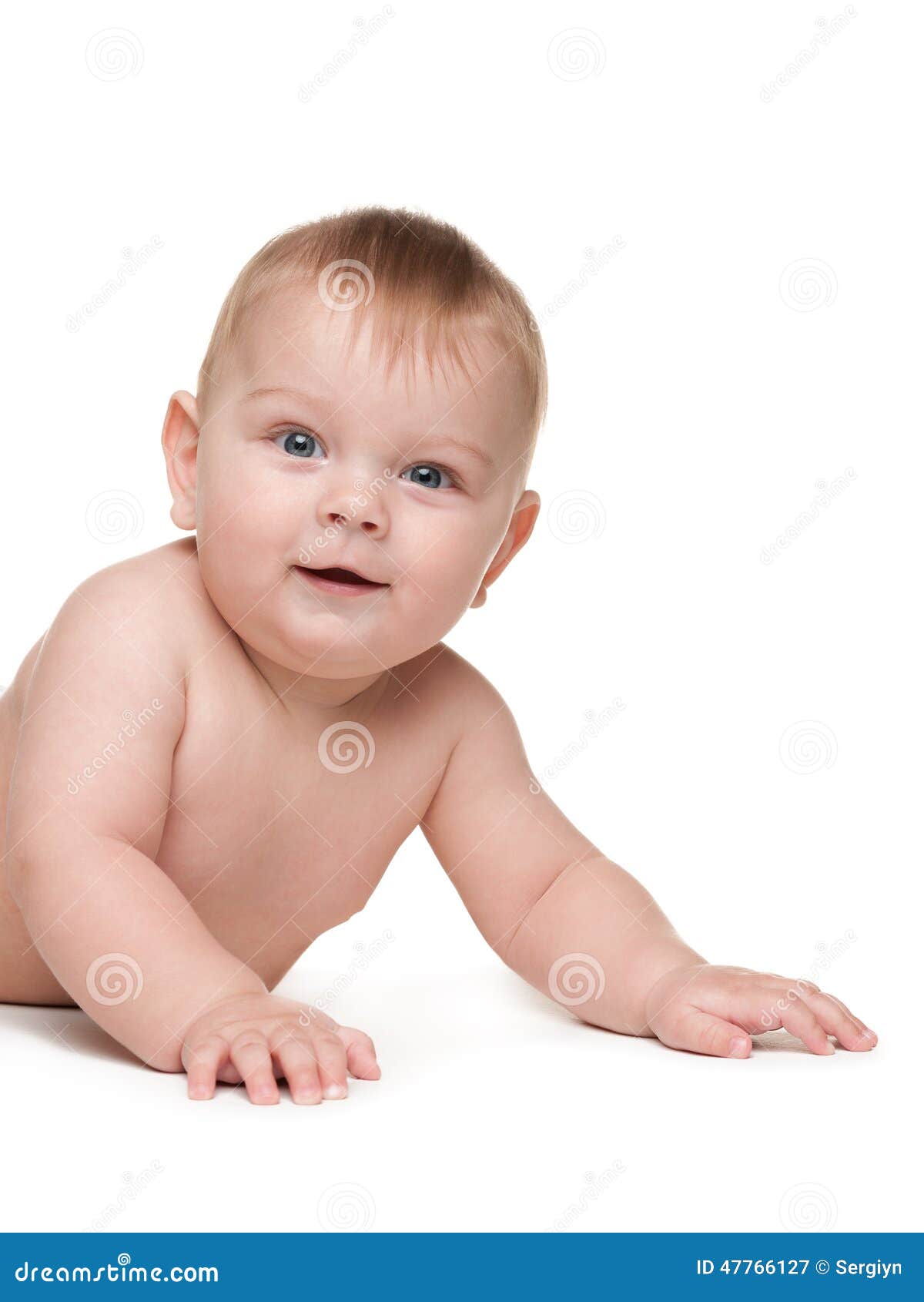 Infant boy stock image. Image of expression, think, pleasure - 47766127