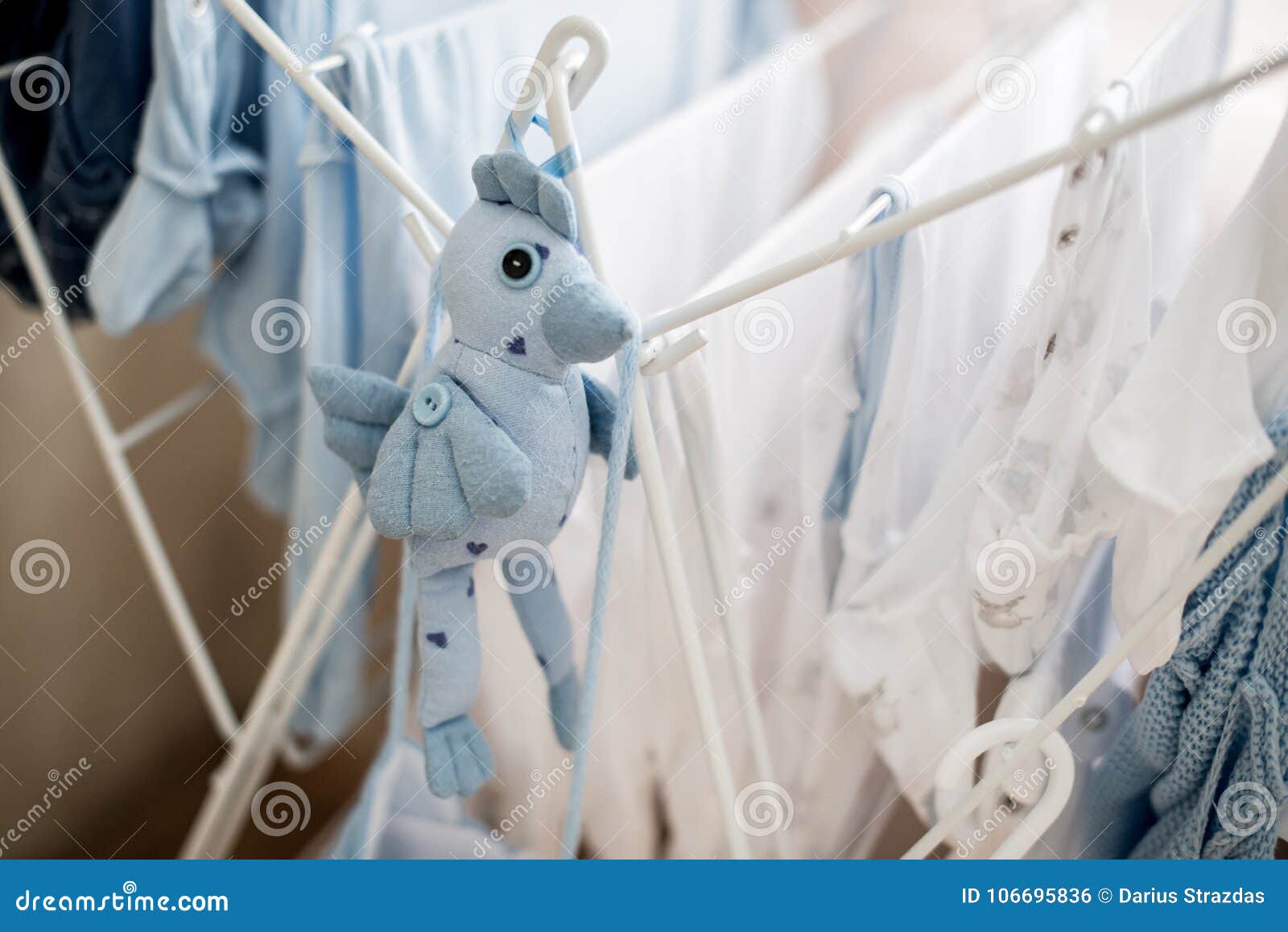 Infant laundry drying stock photo. Image of clean, child - 106695836