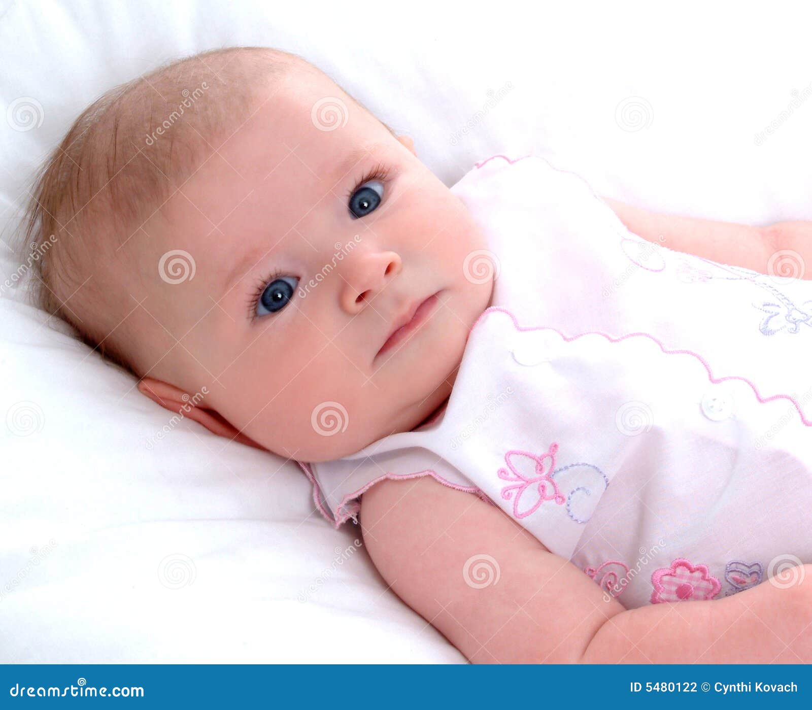 Infant Girl stock photo. Image of pink, white, clothing - 5480122