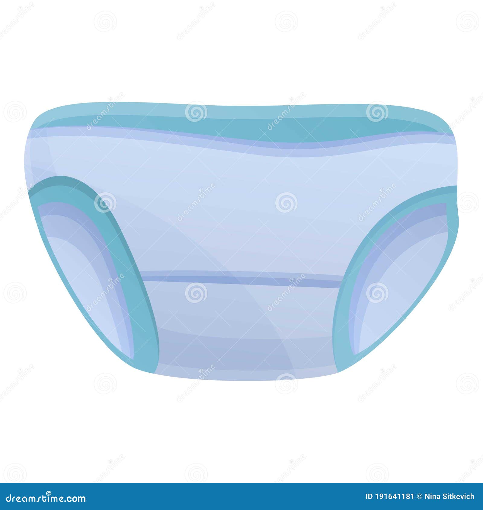 Infant Nappy Icon, Cartoon Style Stock Vector - Illustration of ...