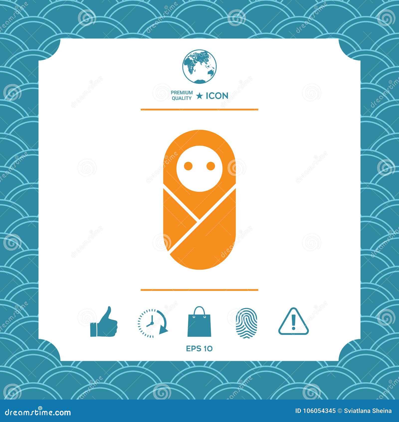 Infant, Neonate, Newborn Icon Stock Vector - Illustration of circle ...