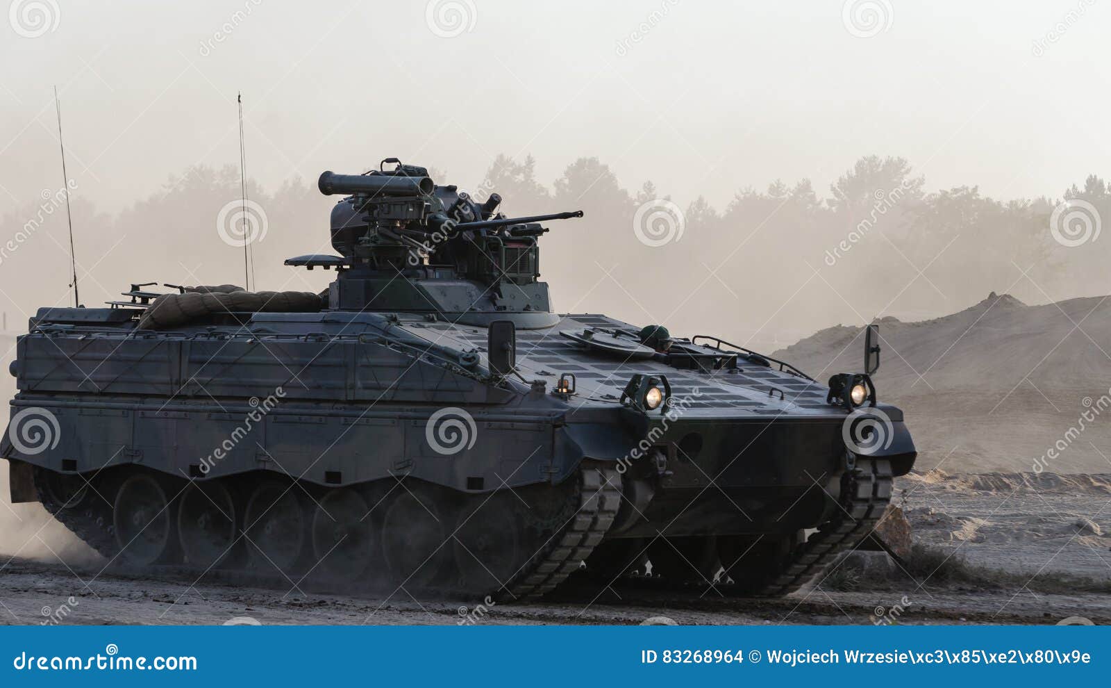 INFANTRY FIGHTING VEHICLE stock photo. Image of buckler - 83268964