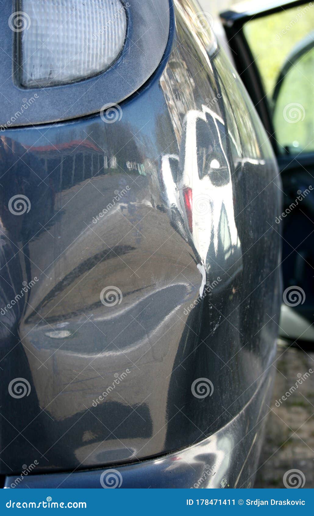 InfecGeneric Car Damage. Minor Accident Result.tion of Tree Bark Stock ...