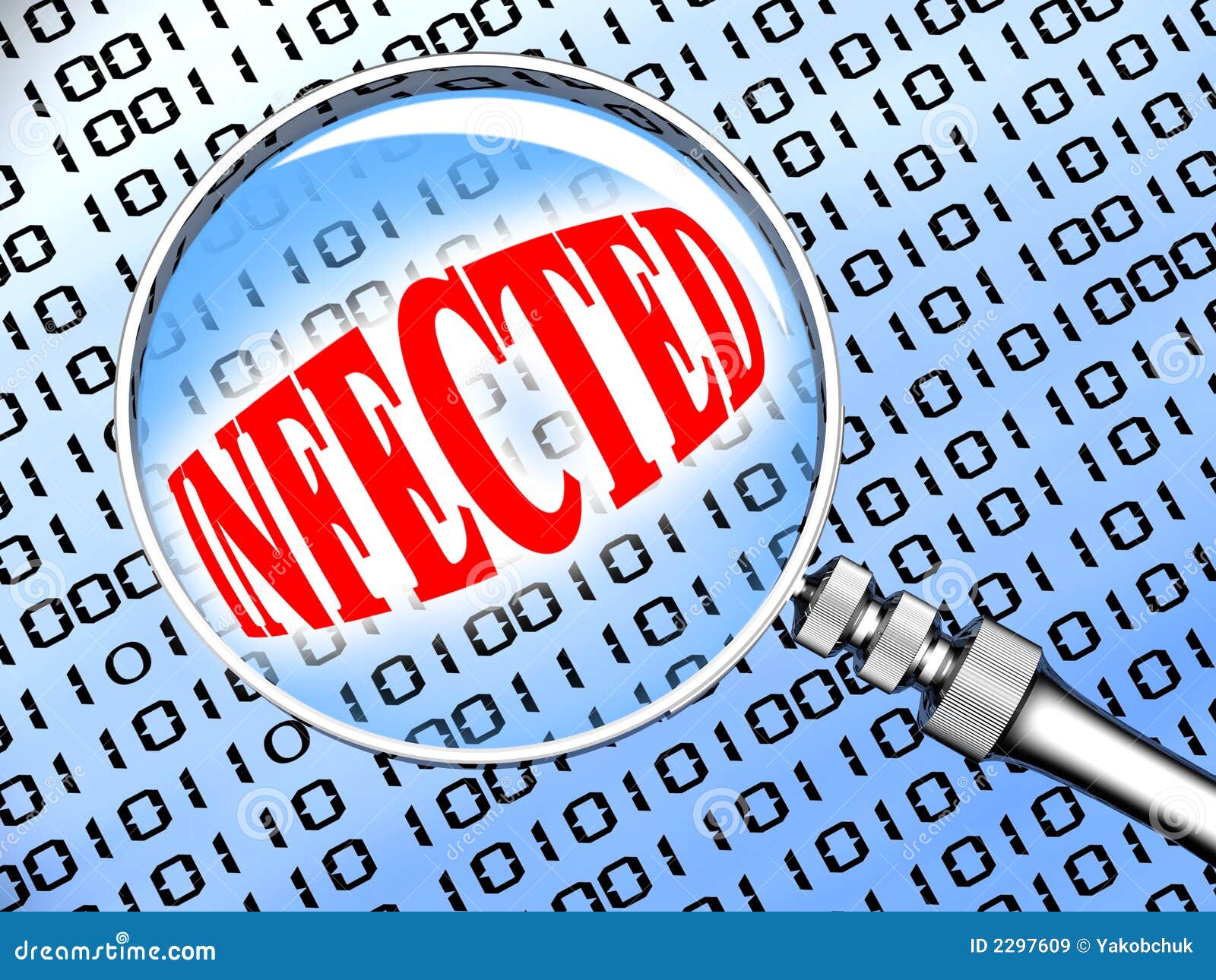 Infecté illustration stock. Illustration du sécurité, conceptuel - 2297609