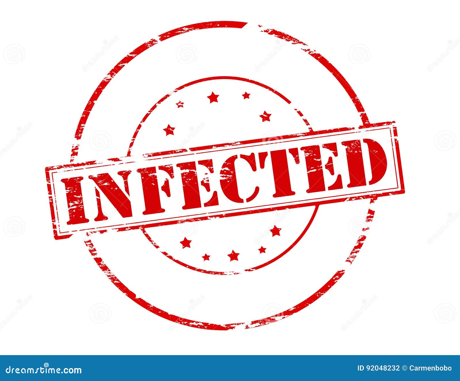 Infected ilustração stock. Ilustração de infectado, borracha - 92048232