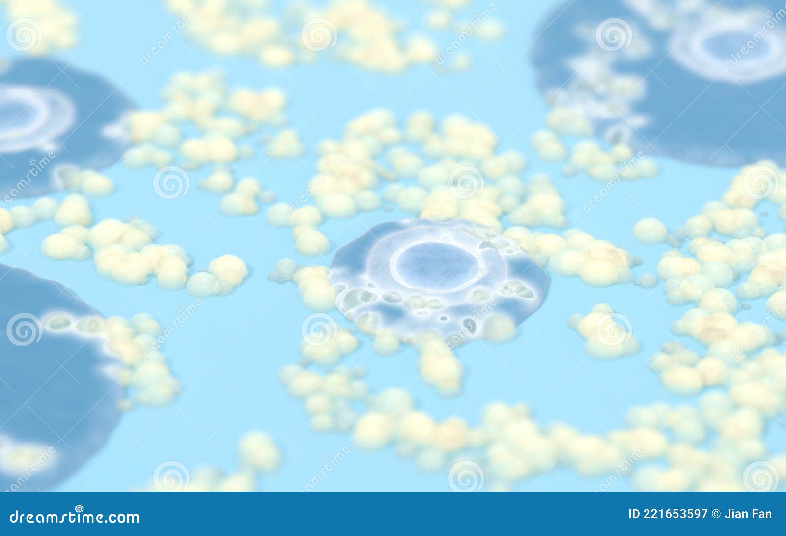 Egg Infected With Bacteria And Viruses, A Cautionary Symbol For ...