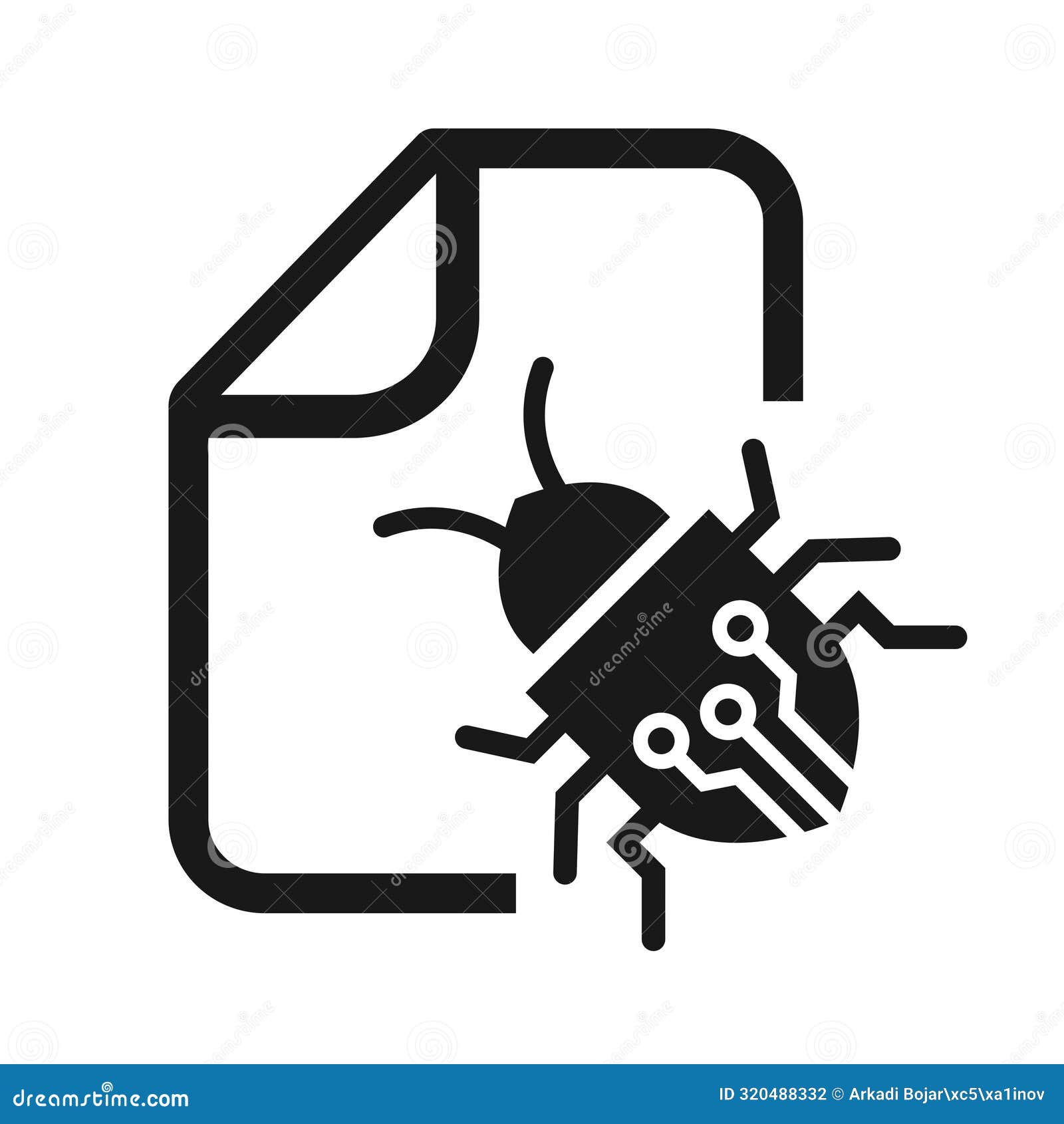 Computer File Folder Icon Color Outline Vector | CartoonDealer.com ...