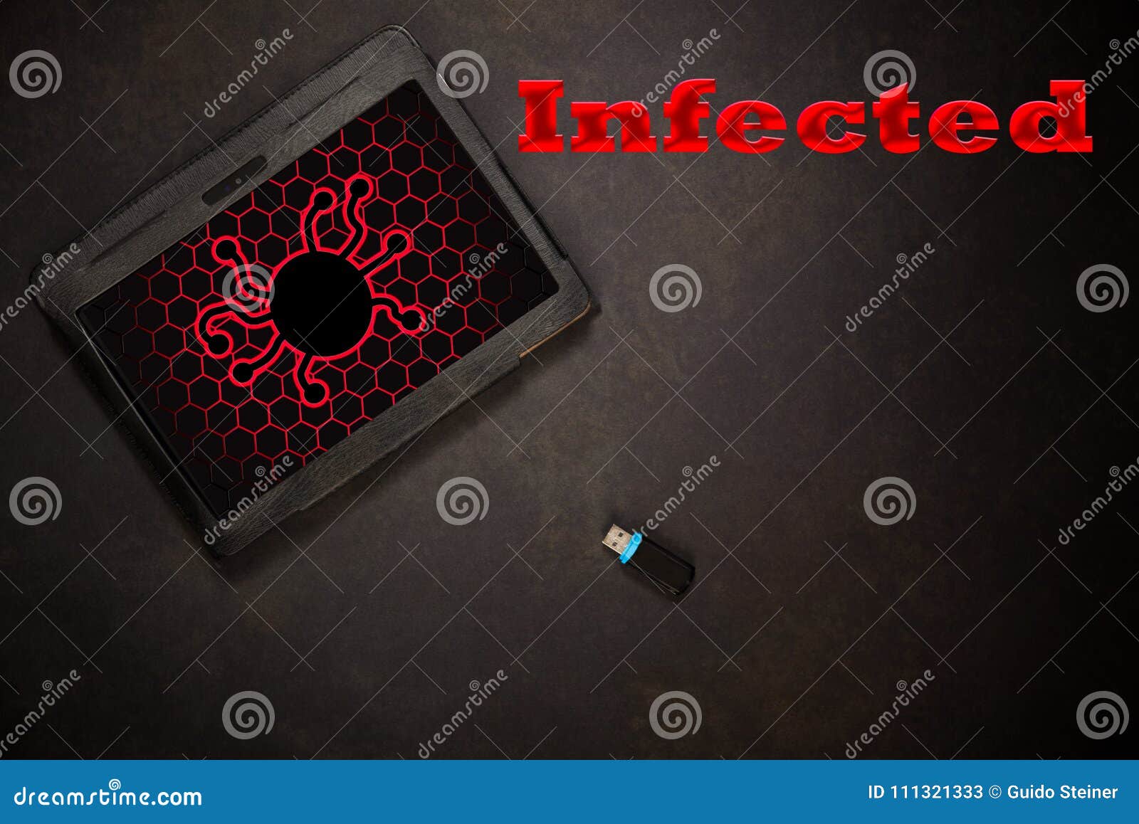 Infected Computer Royalty-Free Stock Photography | CartoonDealer.com ...