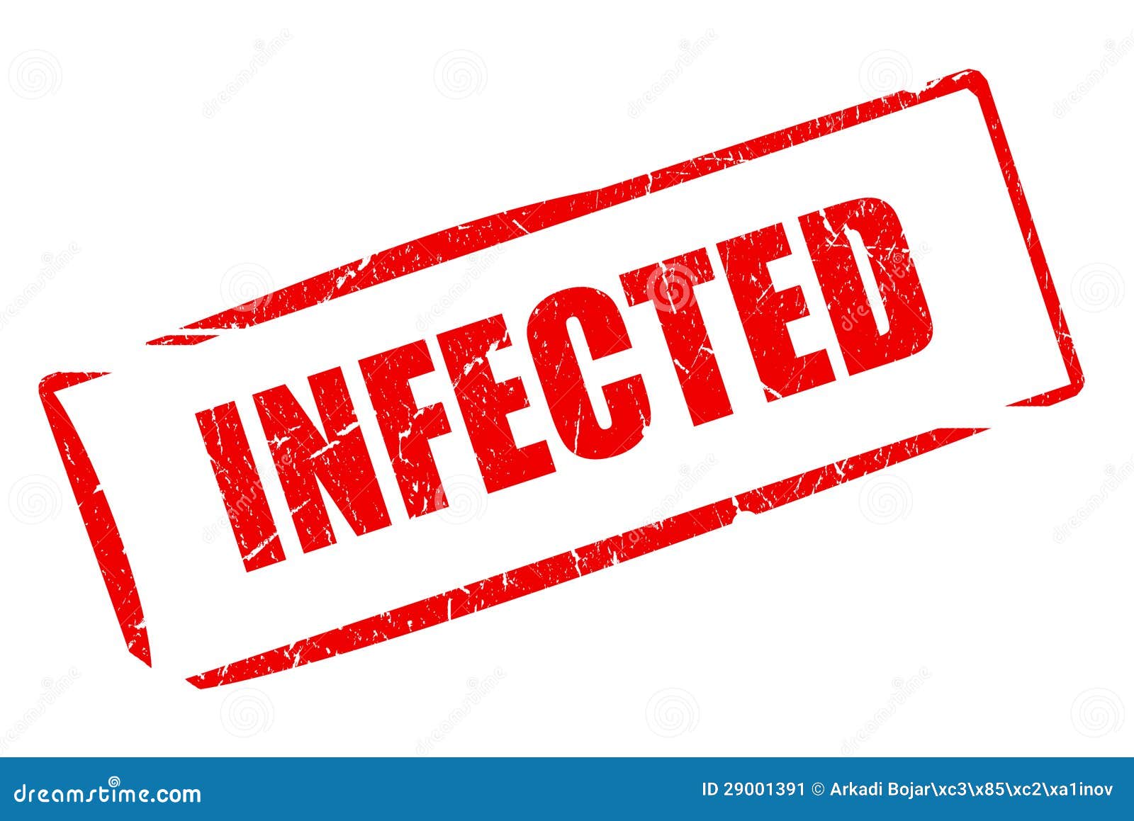 Infected stamp stock illustration. Illustration of pandemia - 29001391