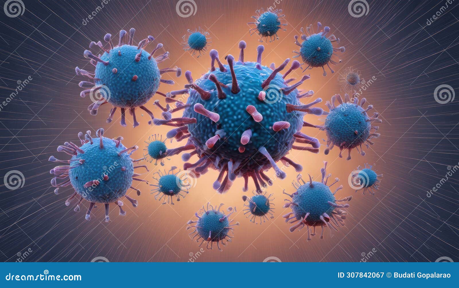 Infection S Spread - a Visual Representation of a Virus S Rapid ...