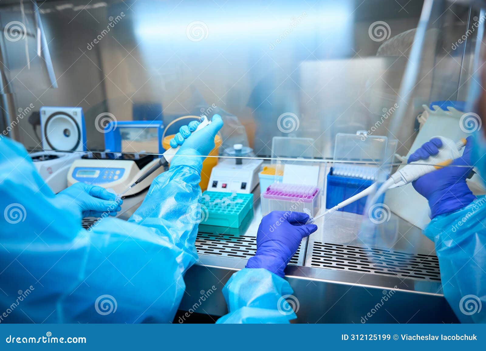 Infectious Disease Specialists Use Laboratory Gadgets in Their Work ...