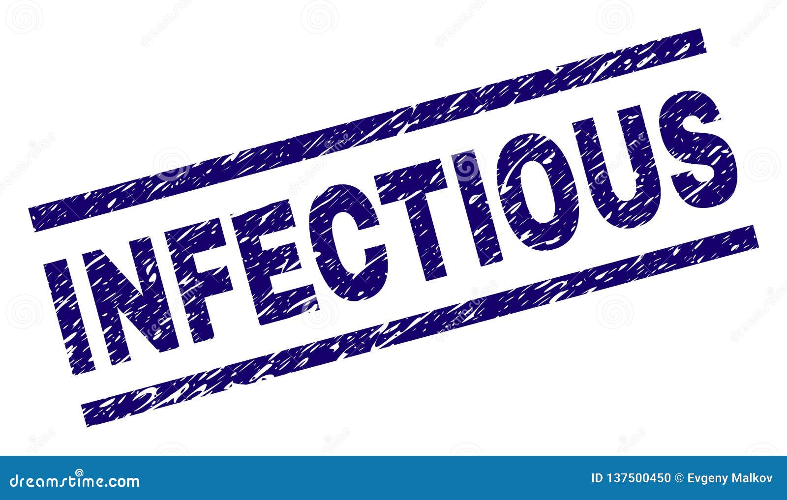 Scratched Textured INFECTIOUS Stamp Seal Stock Vector - Illustration of ...