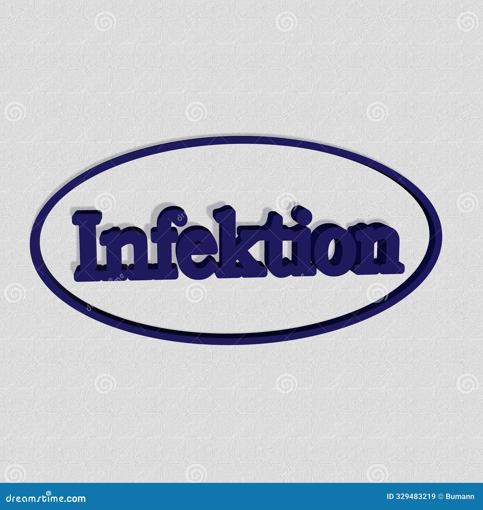 Infection - Word Or Text As 3D Illustration, 3D Rendering ...