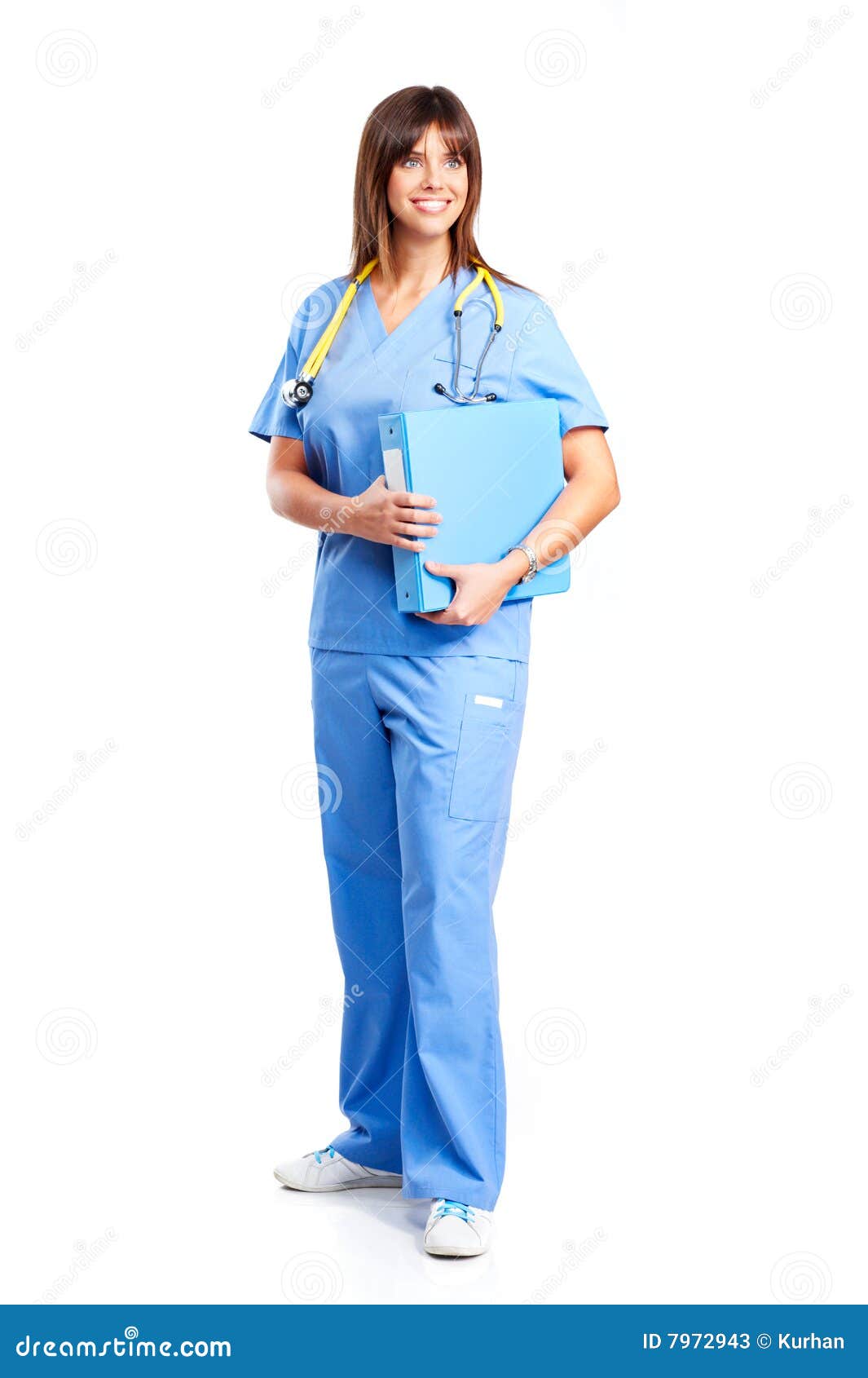 Infermiera immagine stock. Immagine di interno, isolato - 7972943