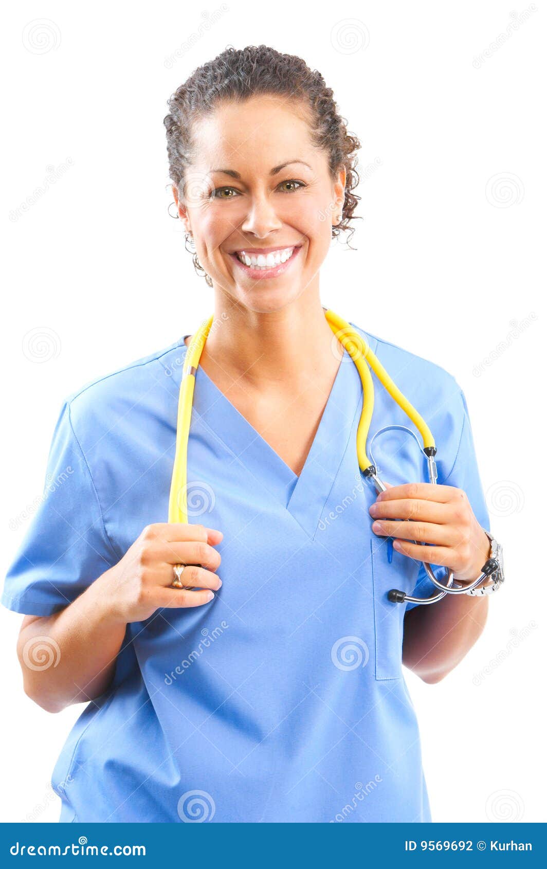 Infermiera fotografia stock. Immagine di aiuto, ritratto - 9569692