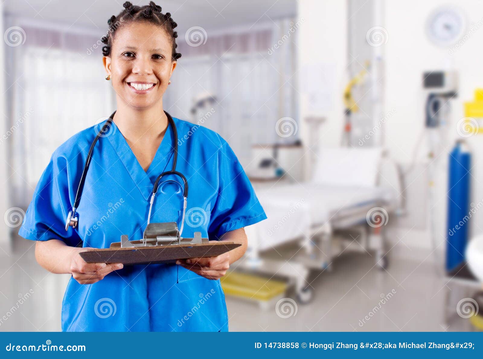 Infermiera africana fotografia stock. Immagine di sfondo - 14738858