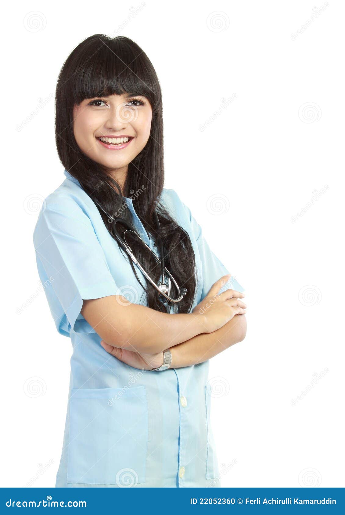 Infermiera Medica Sorridente Fotografia Stock - Immagine di occupazione ...