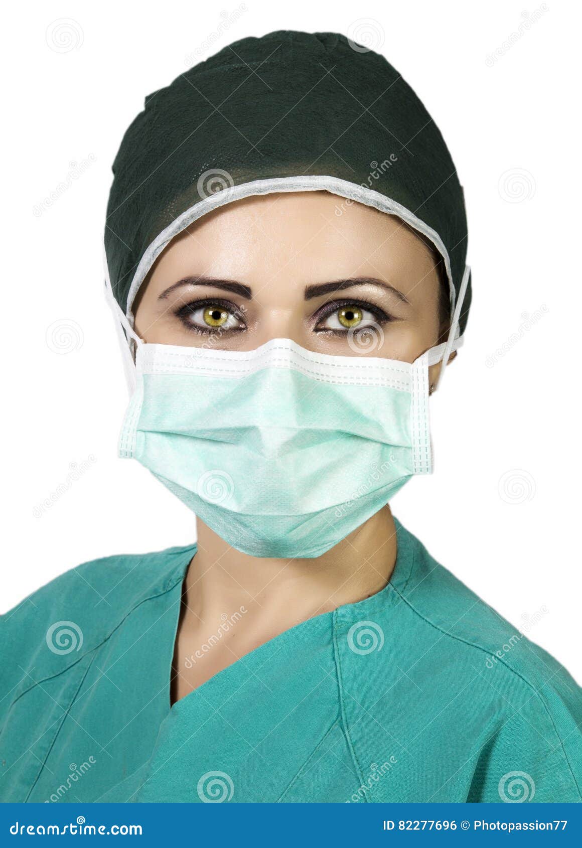 Infermiere Dei Giovani Nella Sala Operatoria Fotografia Stock ...