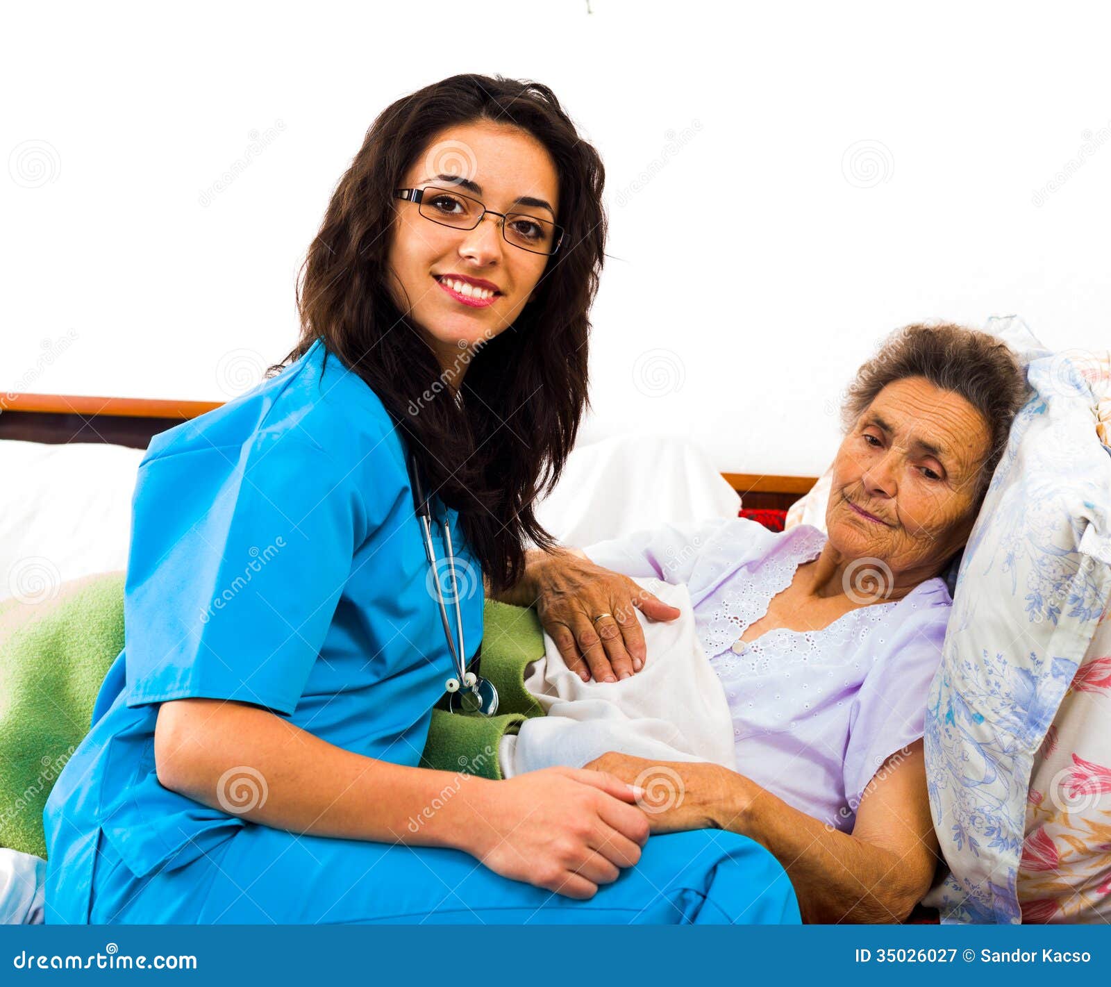 Infermieri Utili Con I Pazienti Immagine Stock - Immagine di infermiere ...