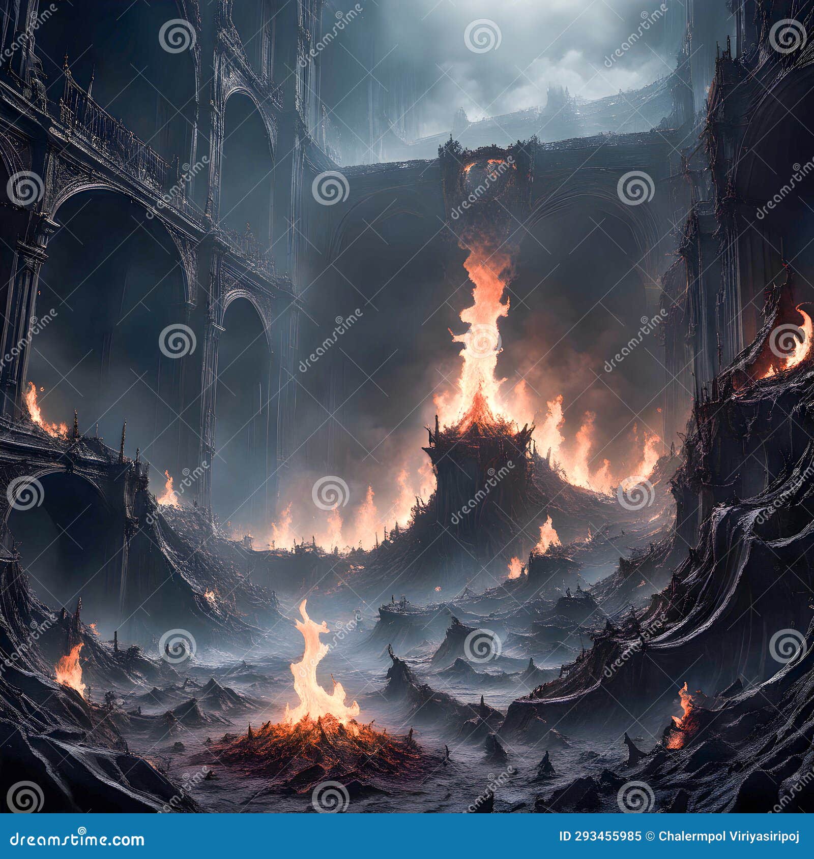 Infernal Abyss of Torment, a Bottomless Pit of Searing Flames and ...