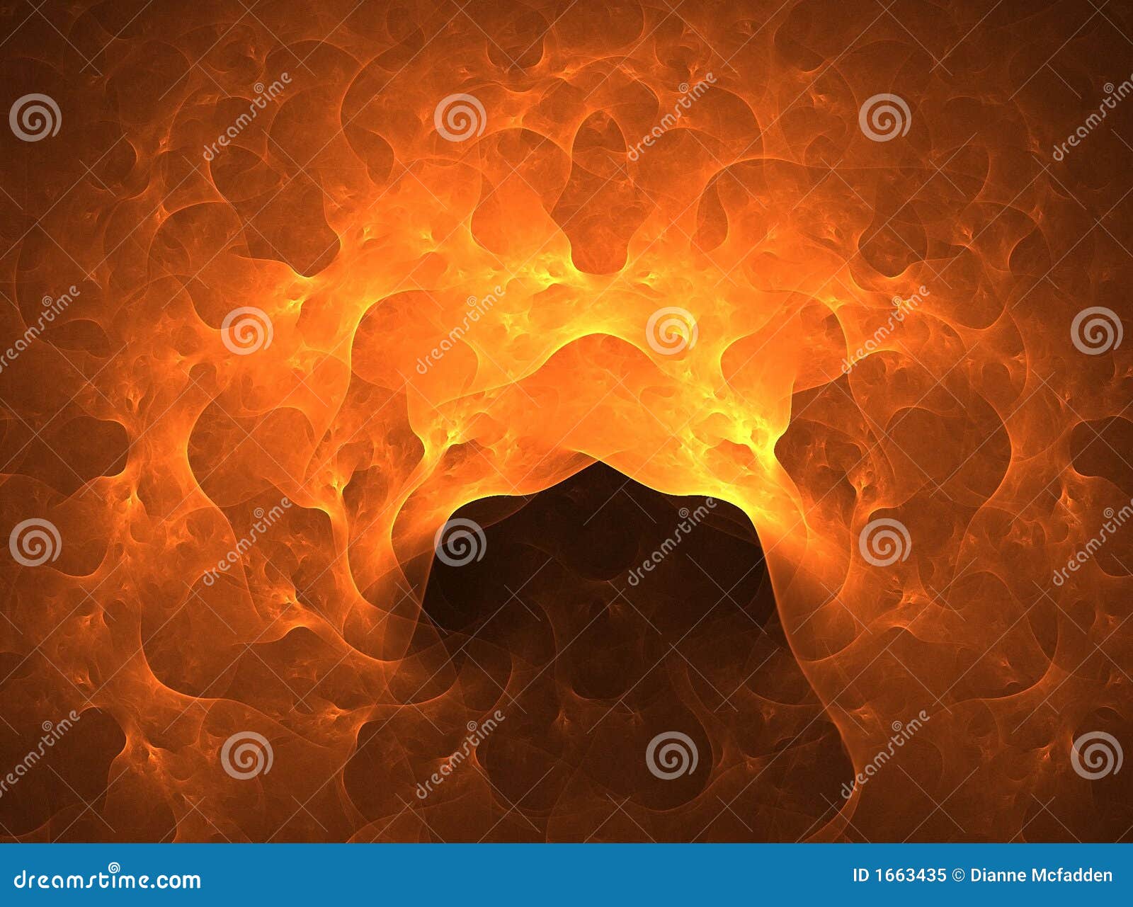Inferno stock illustration. Illustration of orange, flaming - 1663435