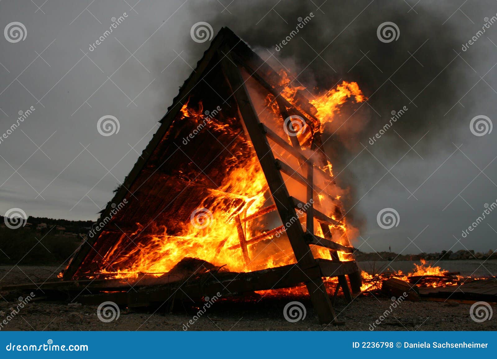 Inferno stock photo. Image of orange, shack, inferno, glow - 2236798