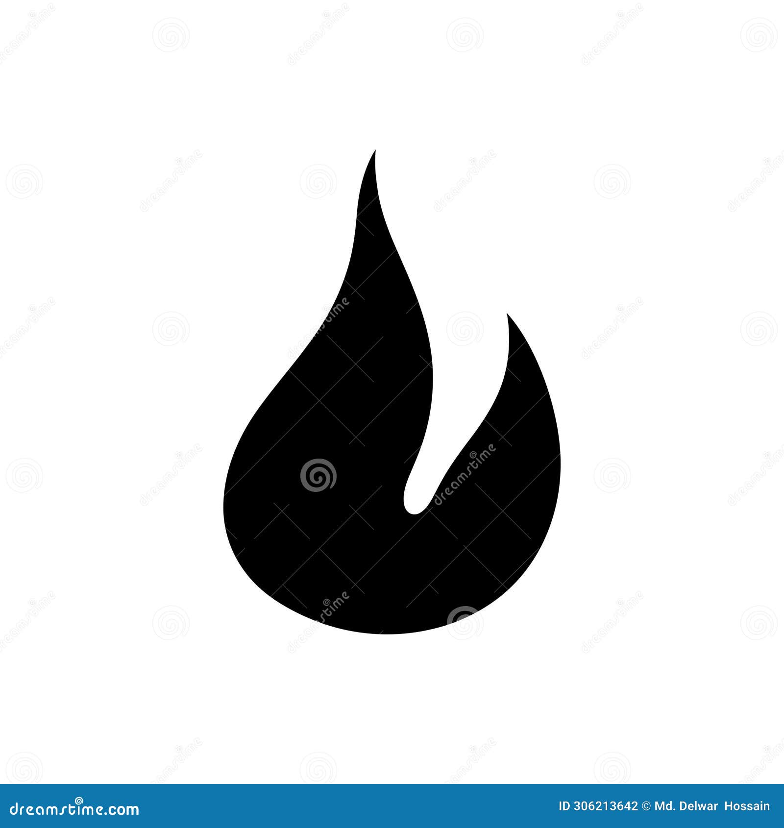 Inferno Flame Icon Vector Illustration | CartoonDealer.com #306213642