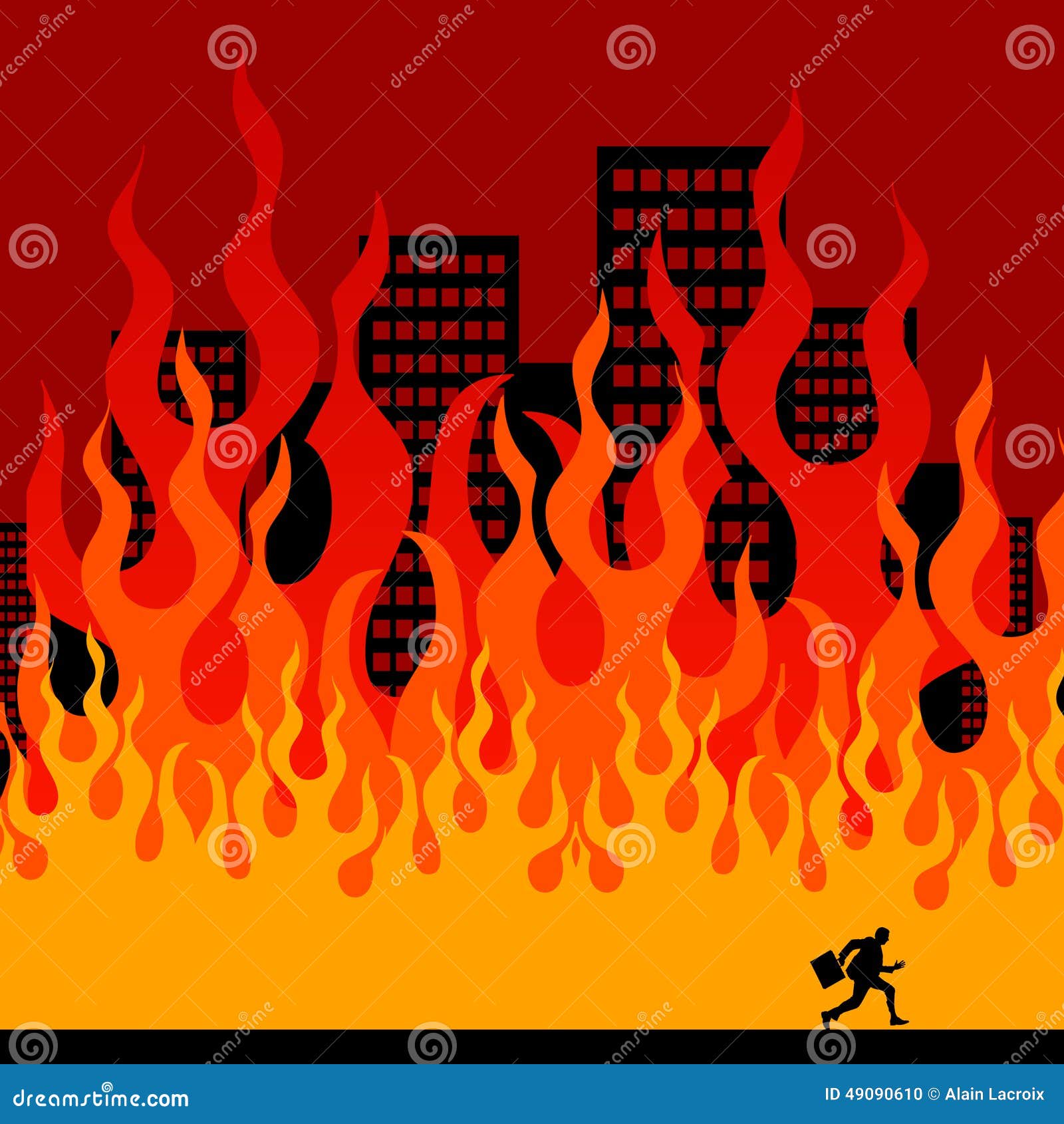 Inferno stock illustration. Illustration of hellfire - 49090610