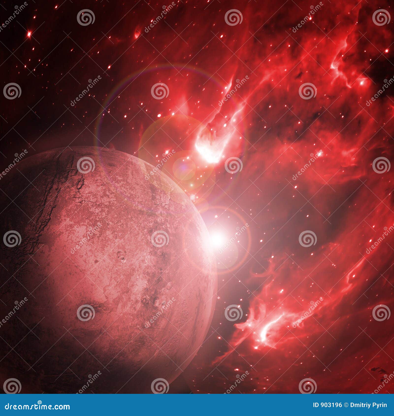 Inferno planet stock illustration. Illustration of dust - 903196