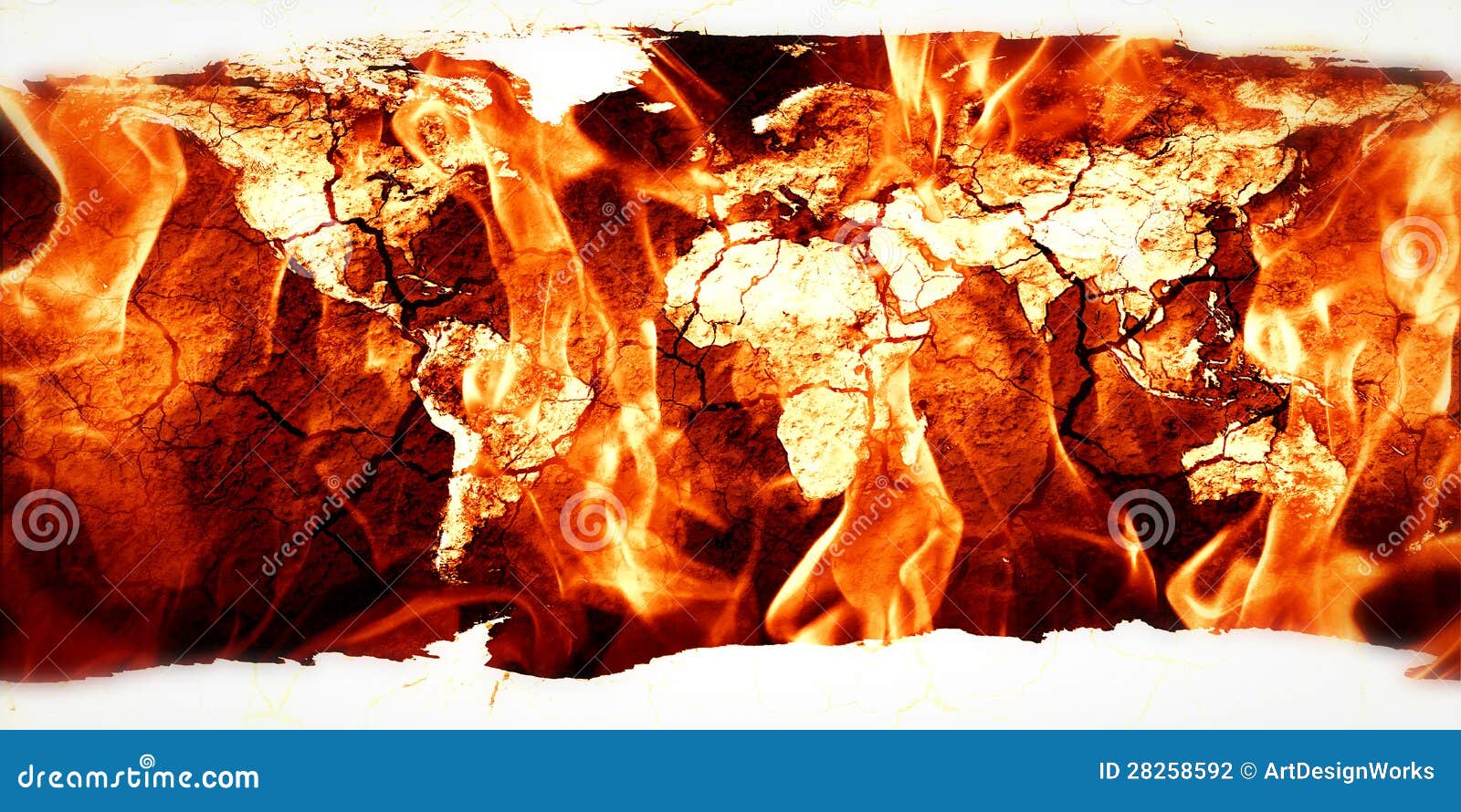 Inferno su terra illustrazione di stock. Illustrazione di inferno ...