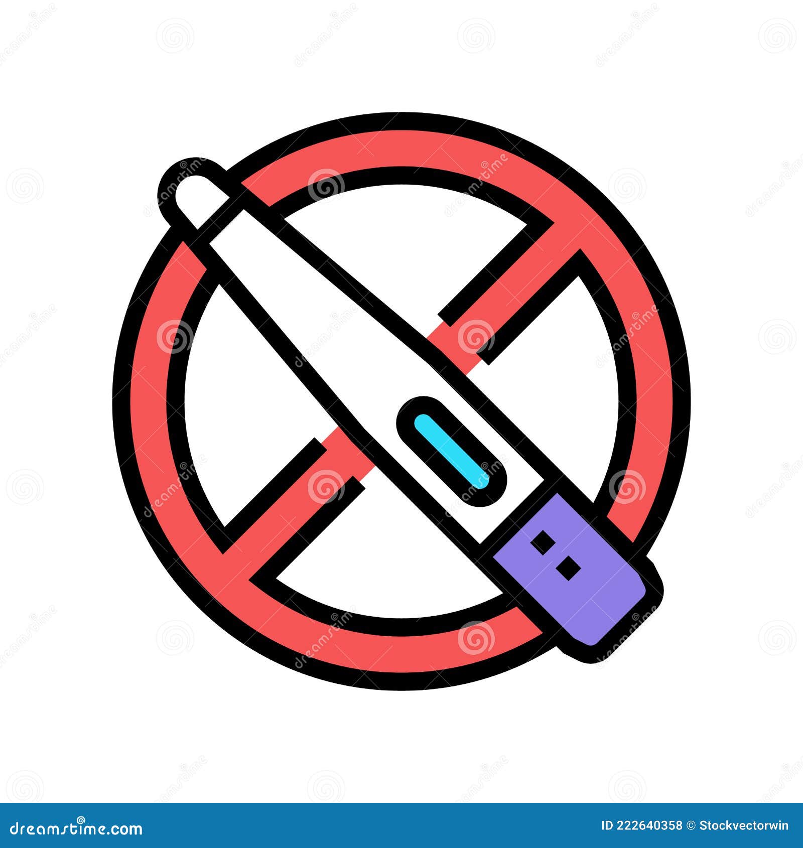 Infertility Icon. Conceptual Illustration Of The Fertility Problem ...