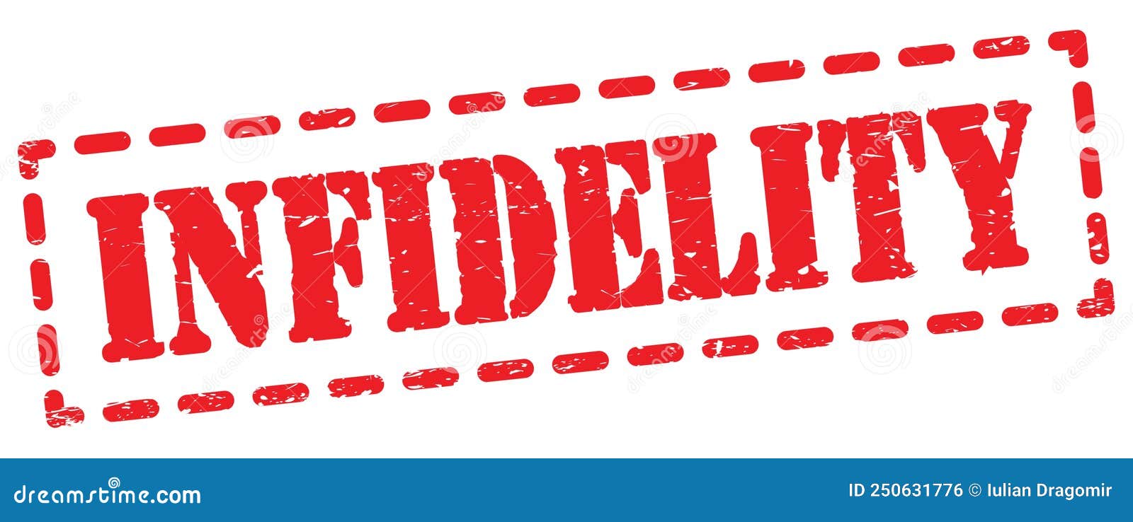 INFIDELITY Text Written on Red Stamp Sign Stock Illustration ...