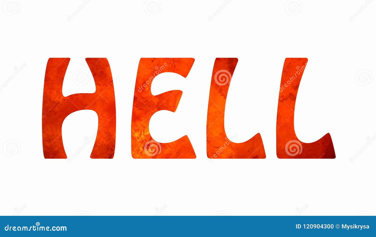 INFIERNO de las letras stock de ilustración. Ilustración de muestra ...