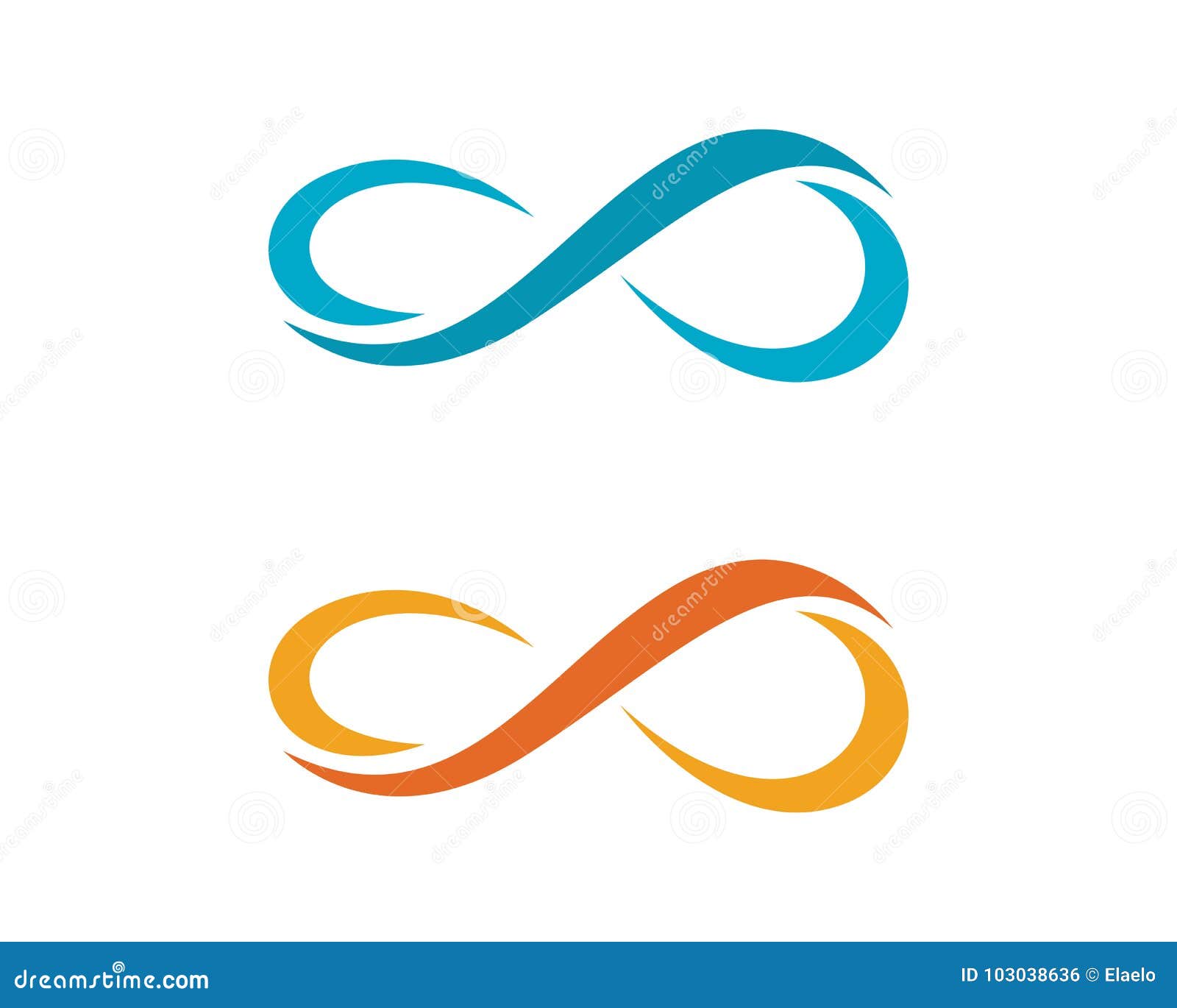 Infini Logo Template illustration stock. Illustration du idée - 103038636