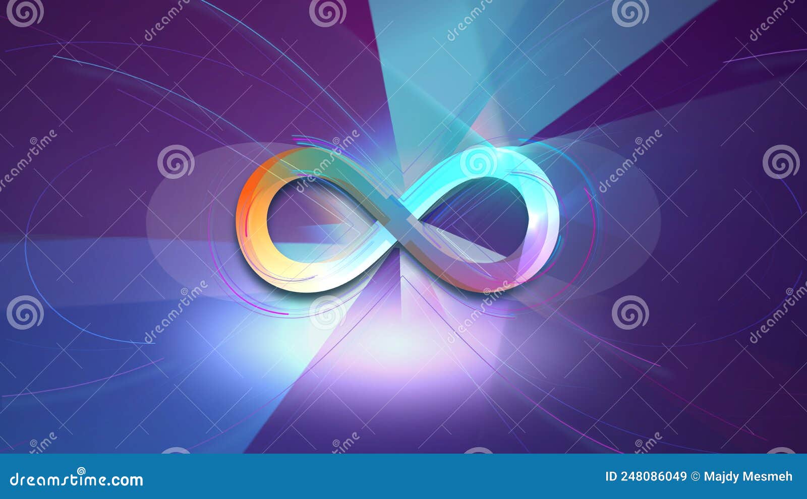 Infinite Curved Road On Transparent Background. Cartoon Vector ...