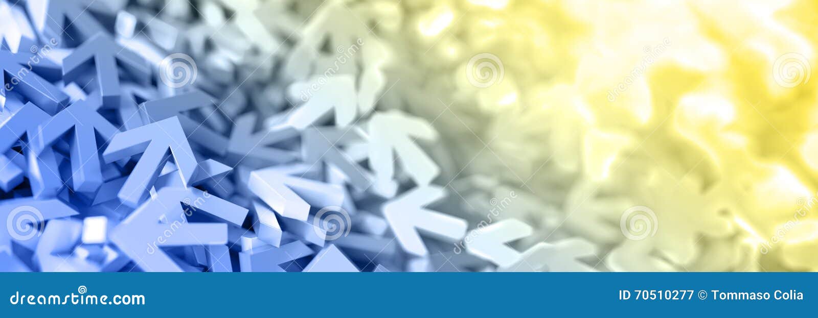 Infinite Arrow Signs, 3d Rendering Stock Illustration - Illustration of ...