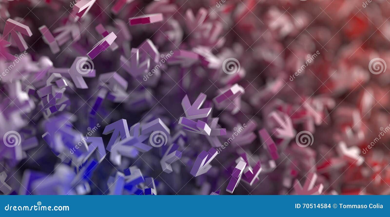 Infinite Arrow Signs, 3d Rendering Stock Illustration - Illustration of ...